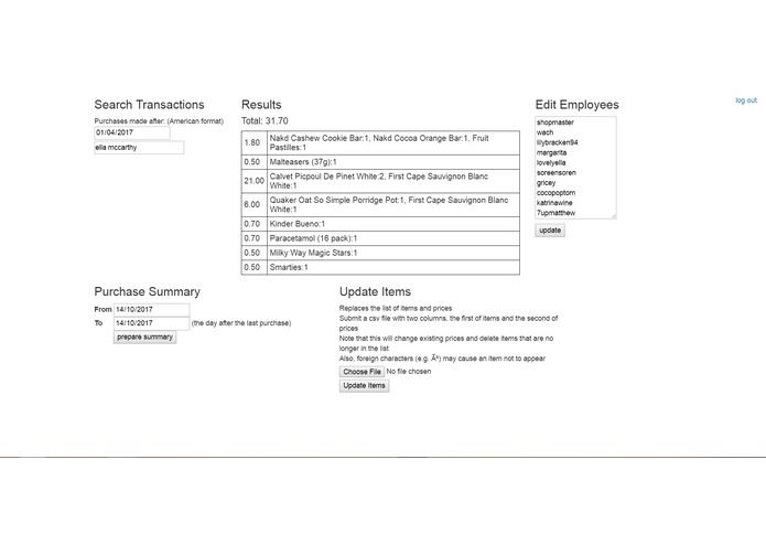 Shop Framework | Devpost
