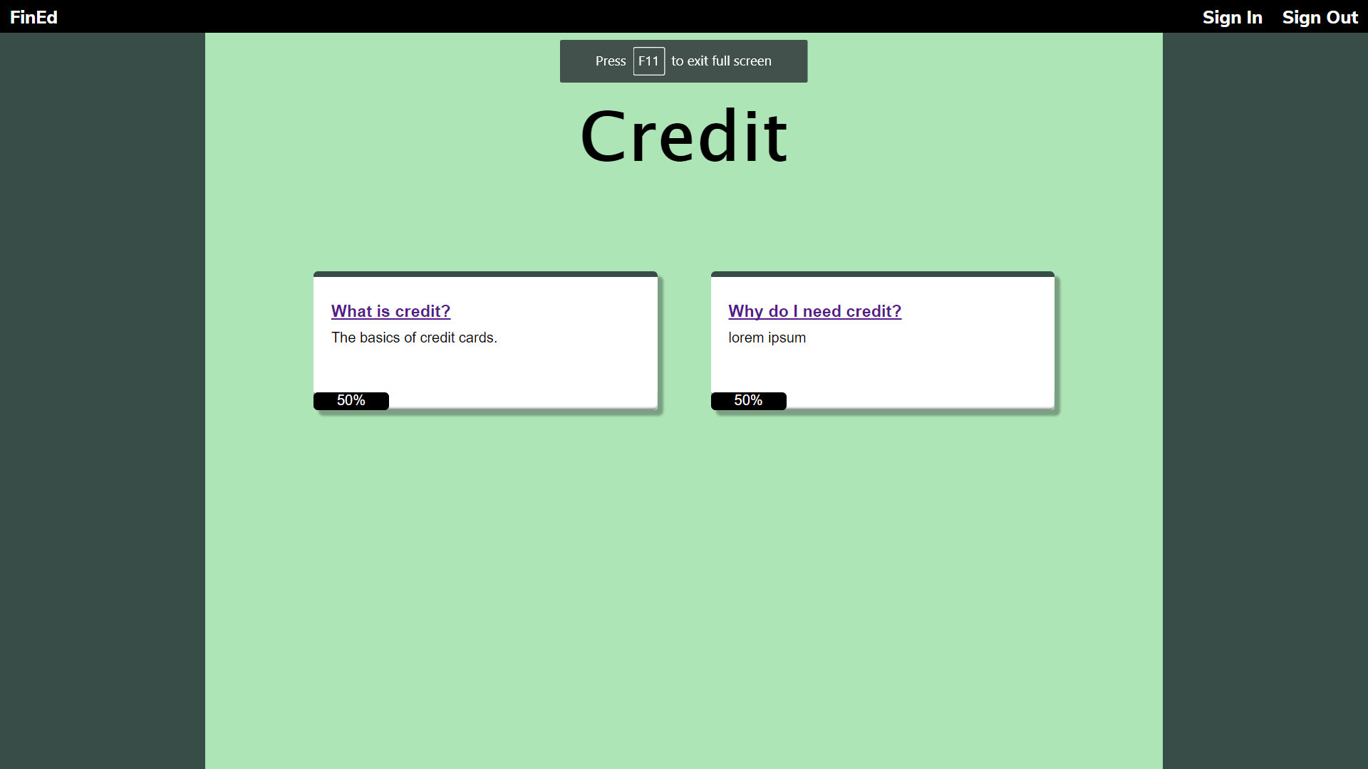 Financial Literacy | Devpost