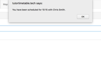 Tutor Time table scheduling system | Devpost