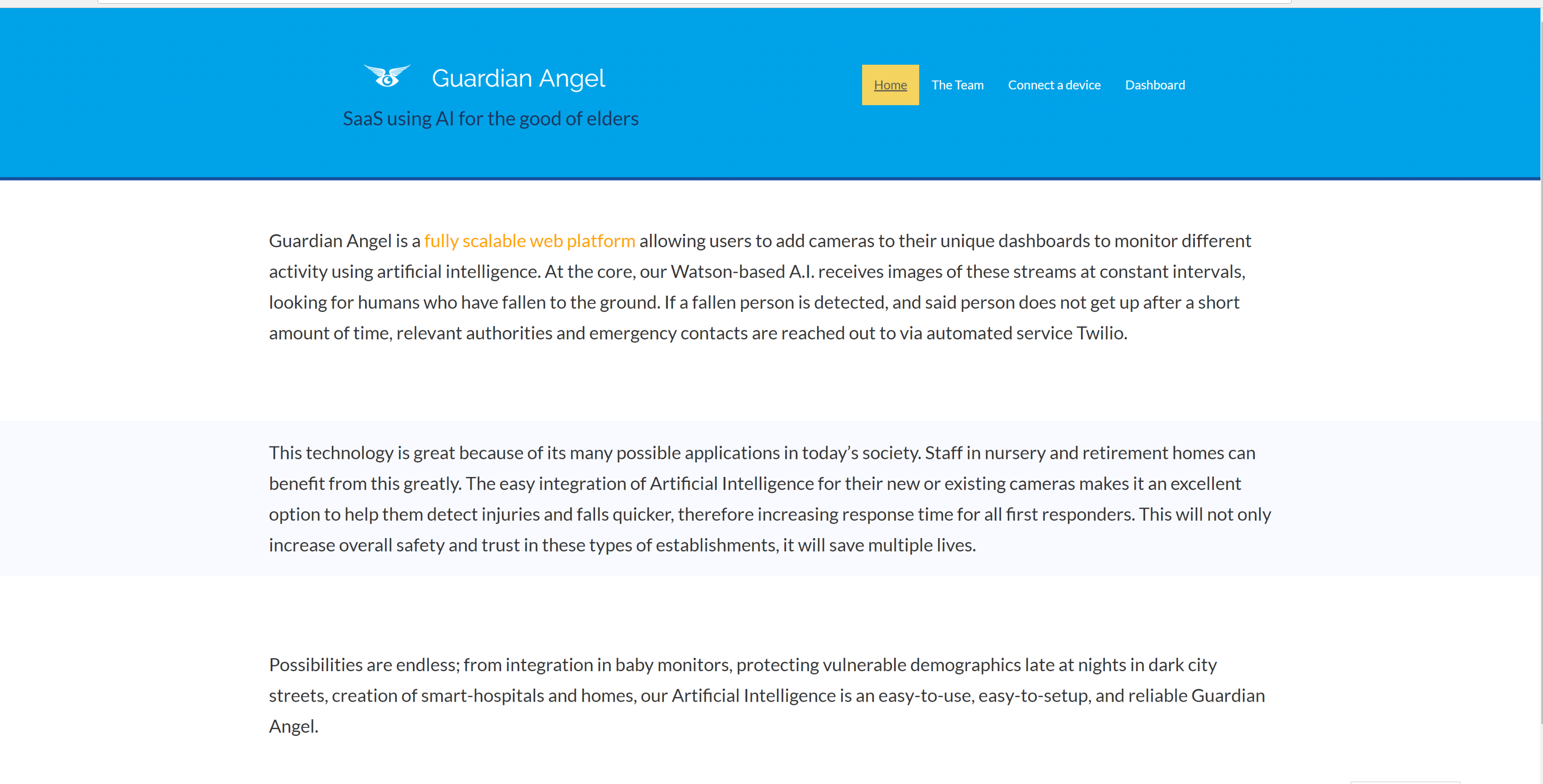 Guardian Angel AI | Devpost