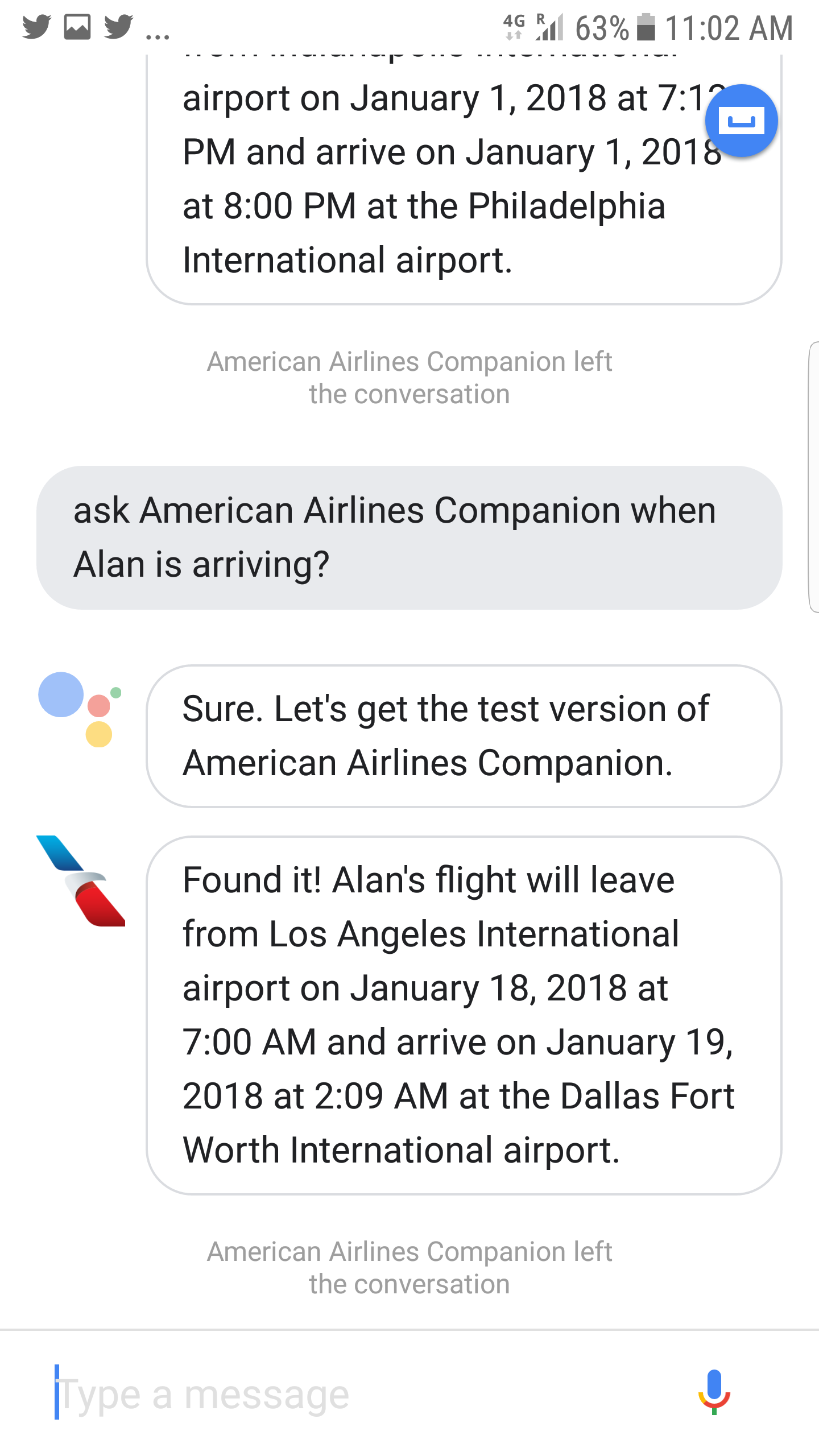 American Airlines Companion | Devpost