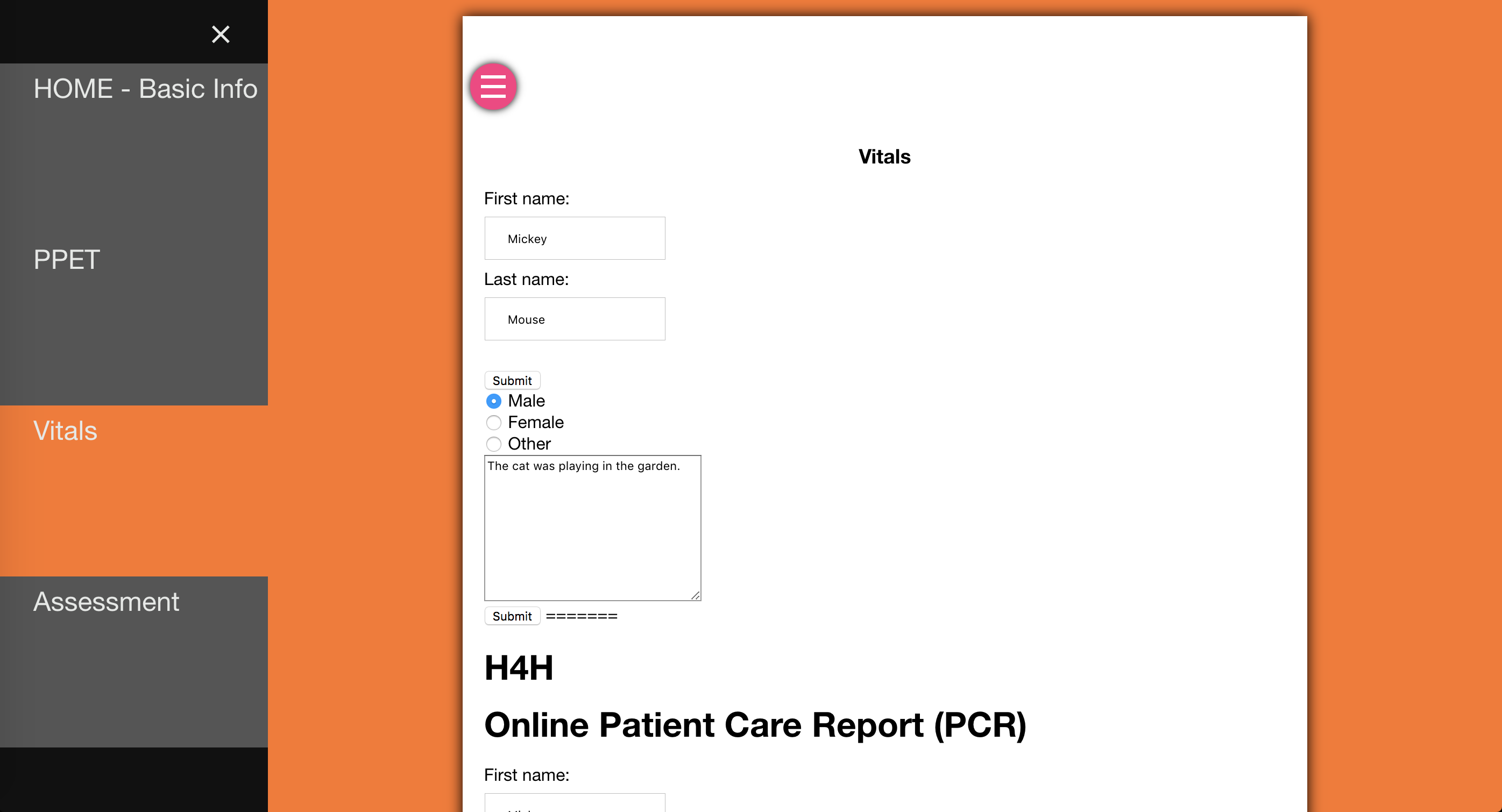 EMT Online PCR | Devpost