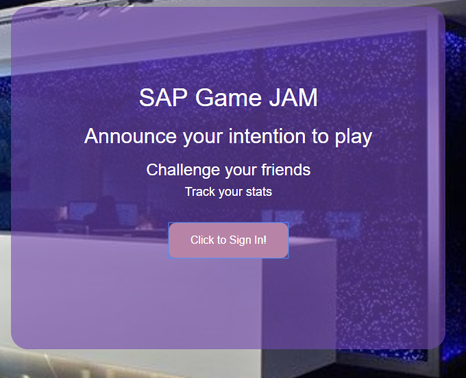 SAP Game JAM*.*. | Devpost