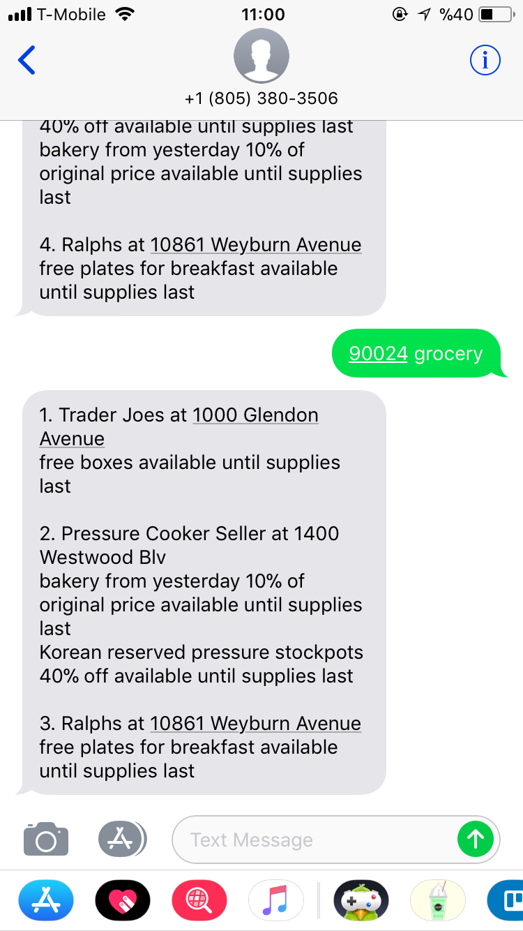 No Waste Text | Devpost