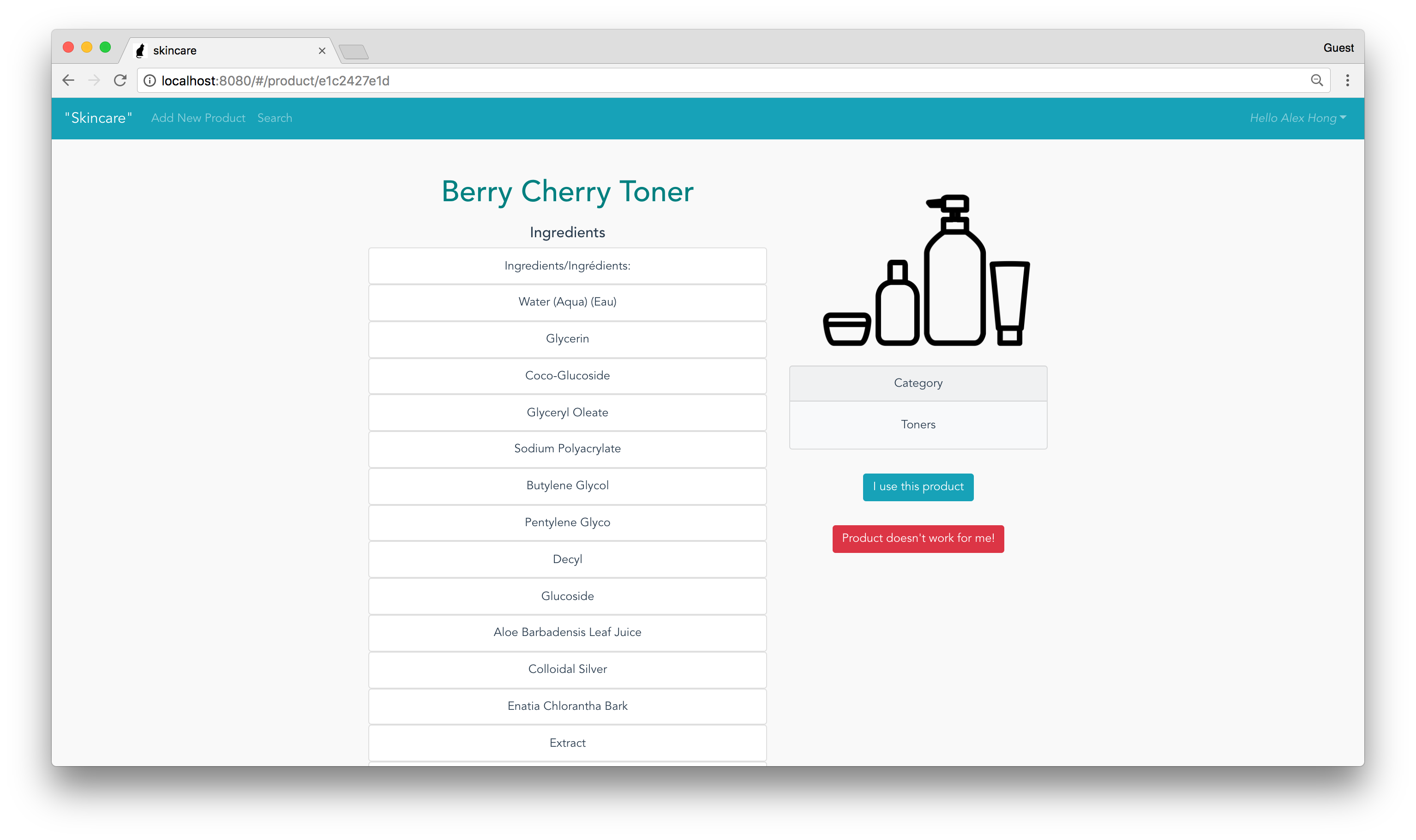 "Skincare" | Devpost
