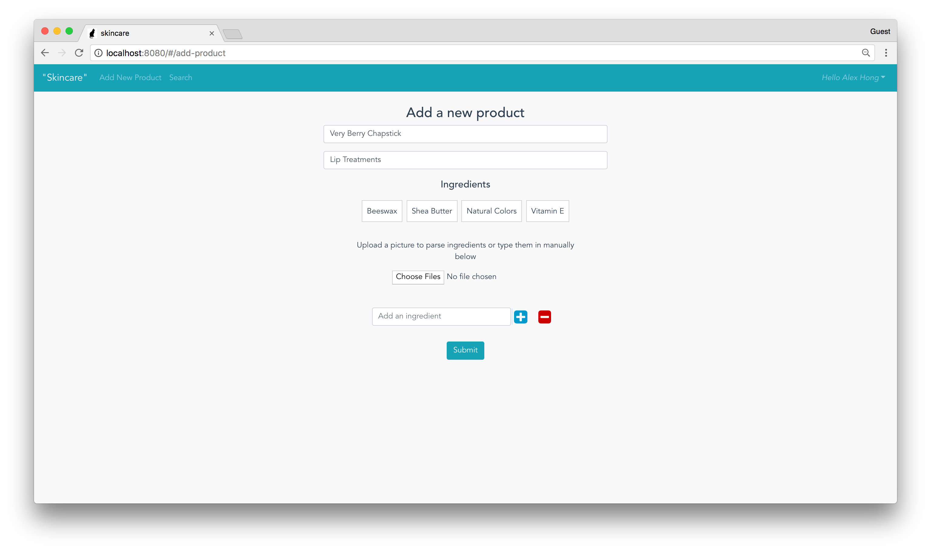 "Skincare" | Devpost