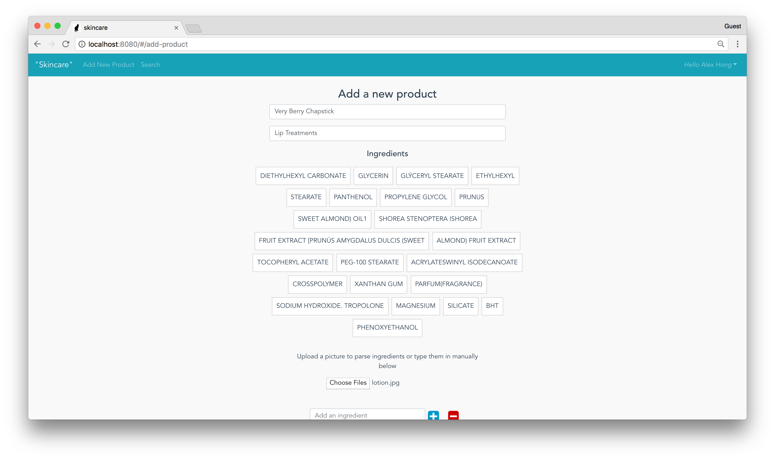 "Skincare" | Devpost