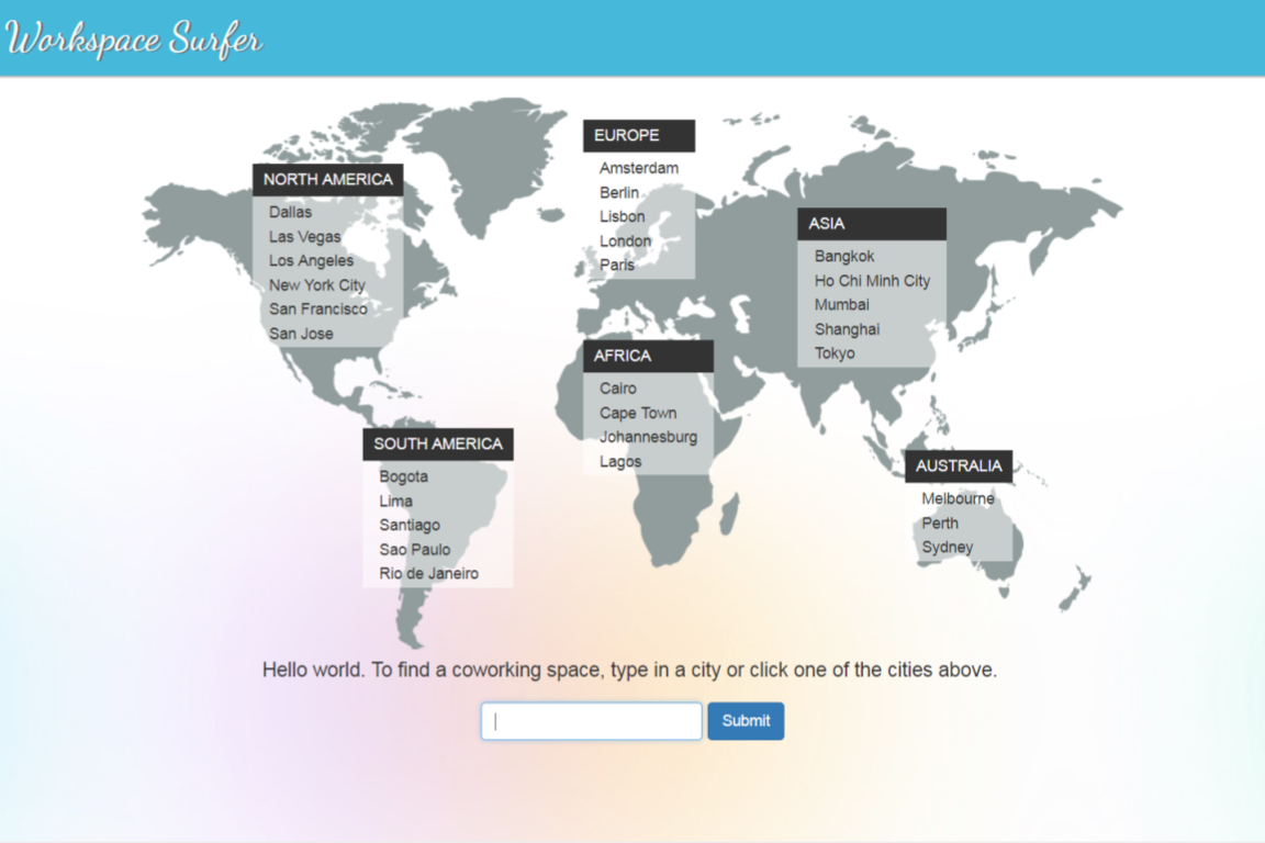 Workspace Surfer | Devpost