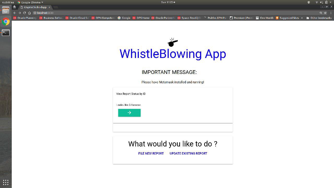 The Whistleblower App | Devpost