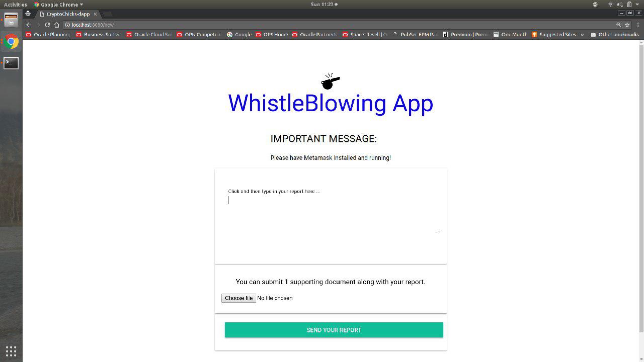 The Whistleblower App | Devpost