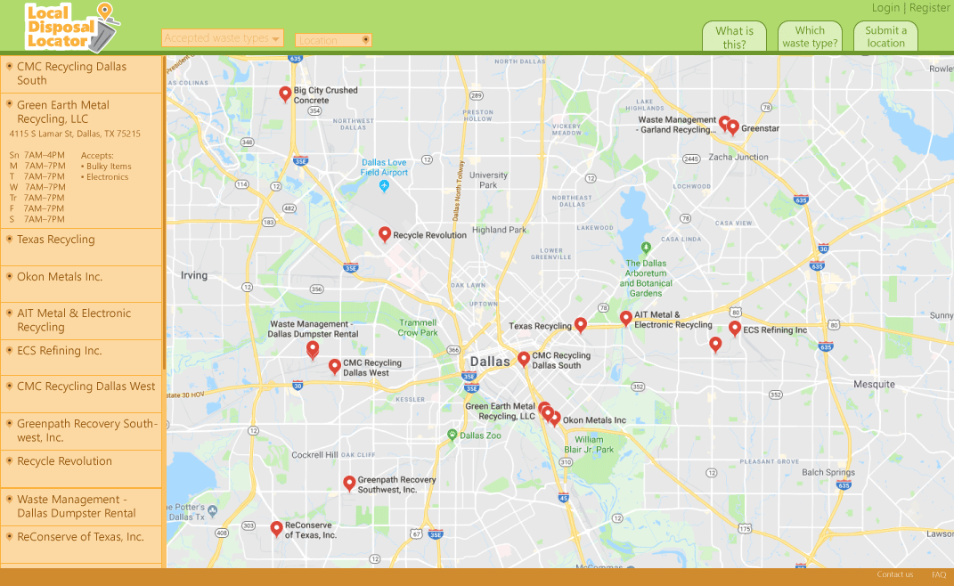Local Disposal Locator | Devpost