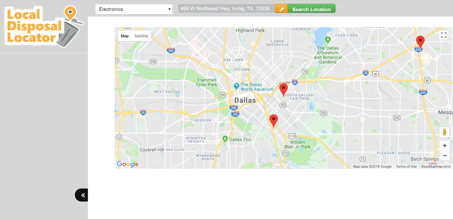 Local Disposal Locator | Devpost