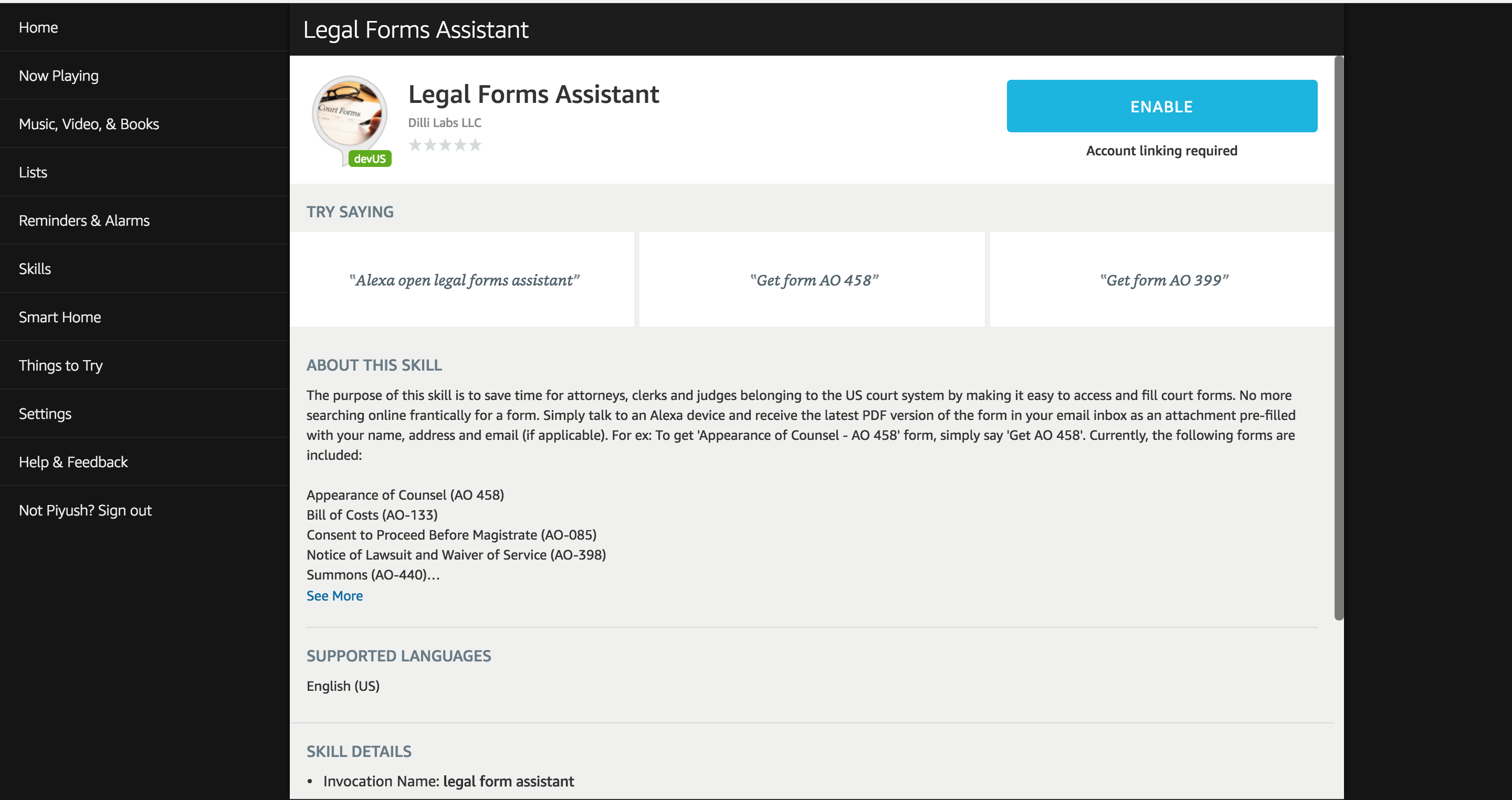 Legal Forms Assistant | Devpost