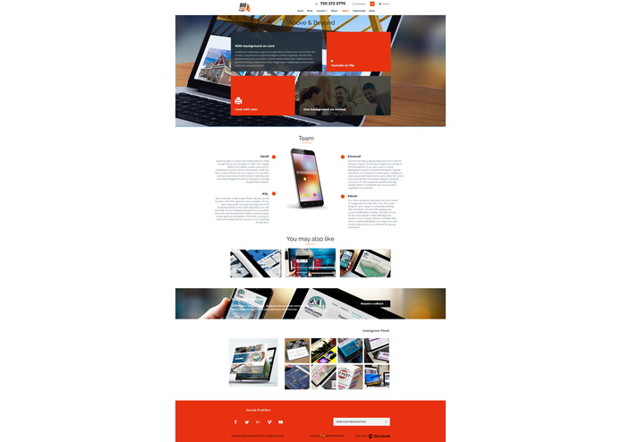 Big Orange Planet new website | Devpost