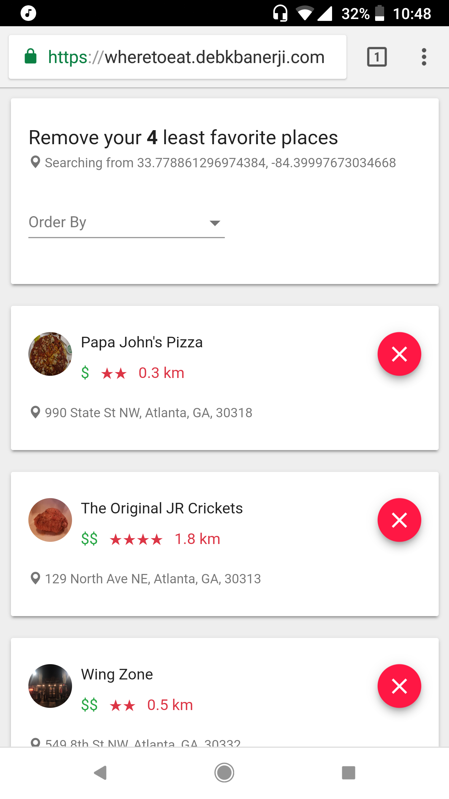 Where to Eat | Devpost