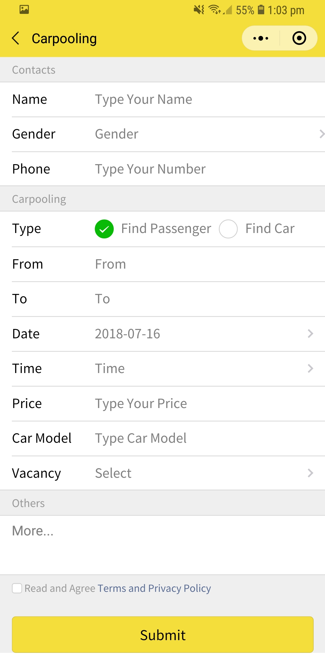 Carpool Program | Devpost