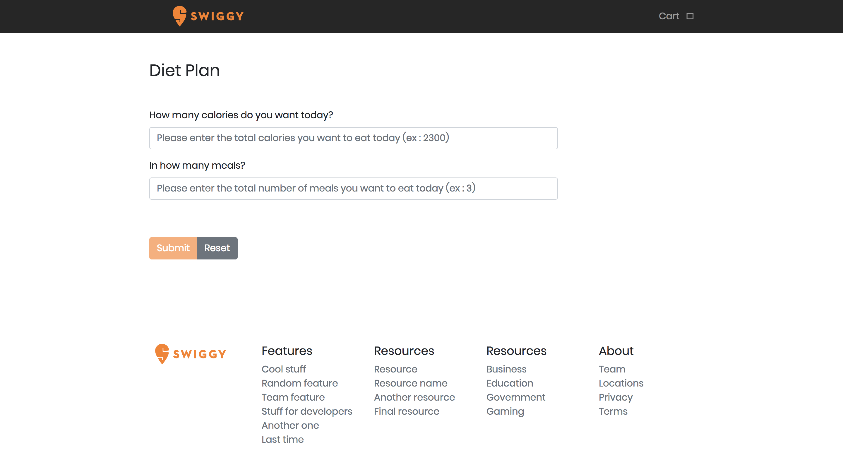 Nutrition based Meal Planner | Devpost