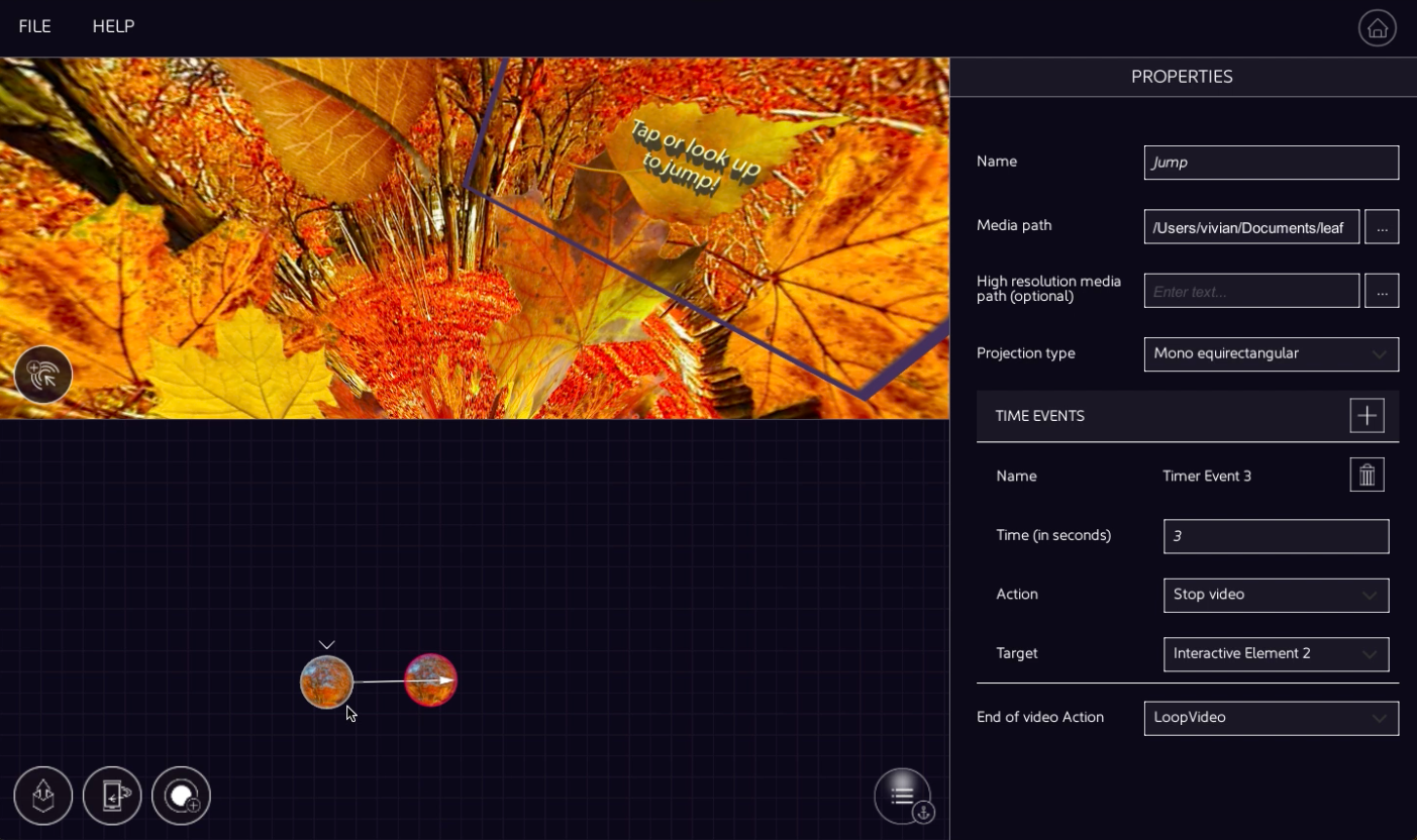 Autumn Leaf Jumper: Viond VR App #VRBucketList | Devpost