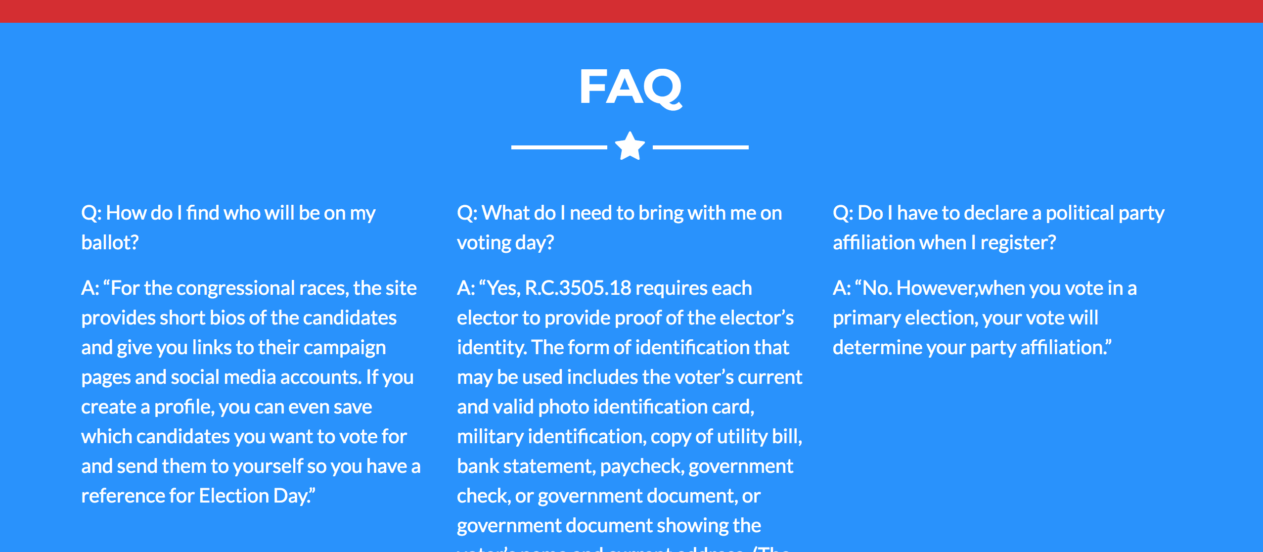 Team Squad - Know Your Vote | Devpost