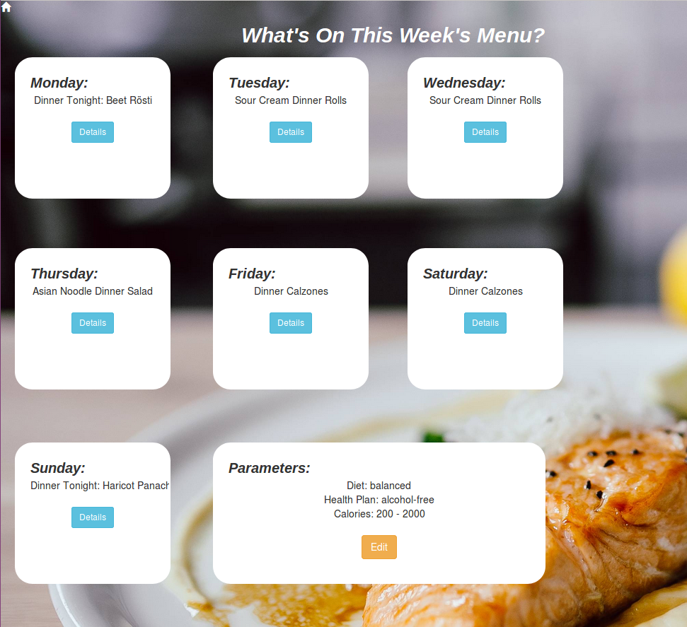 Team Delicious: Meal Planner | Devpost