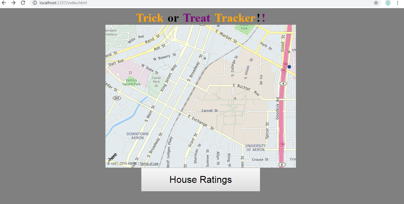 Trick or Treat Tracker | Devpost