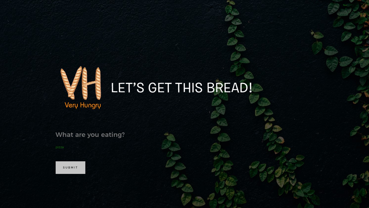 Dionysus - veryhungry.org | Devpost