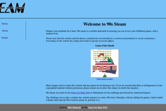 90s Steam | Devpost