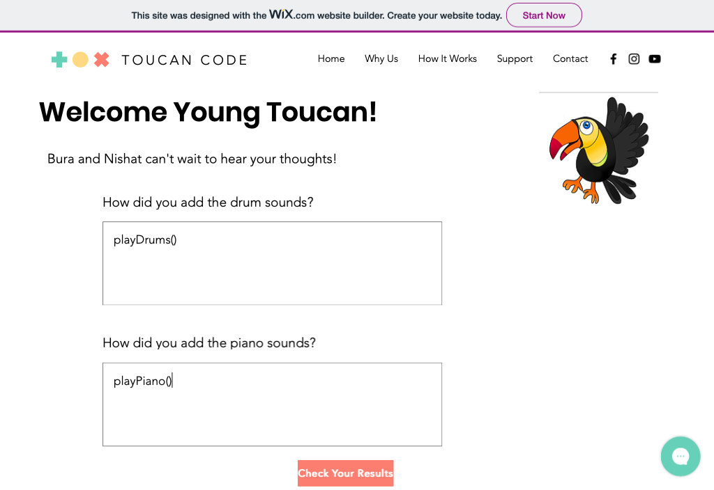 Toucan Code | Devpost