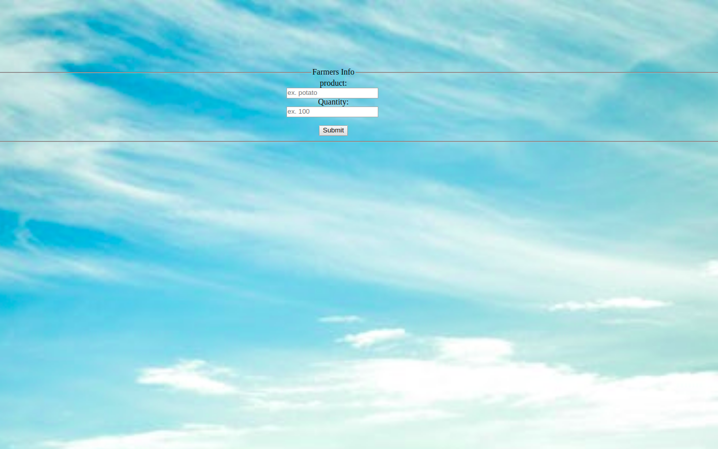Farmers Excess (Table 38) | Devpost