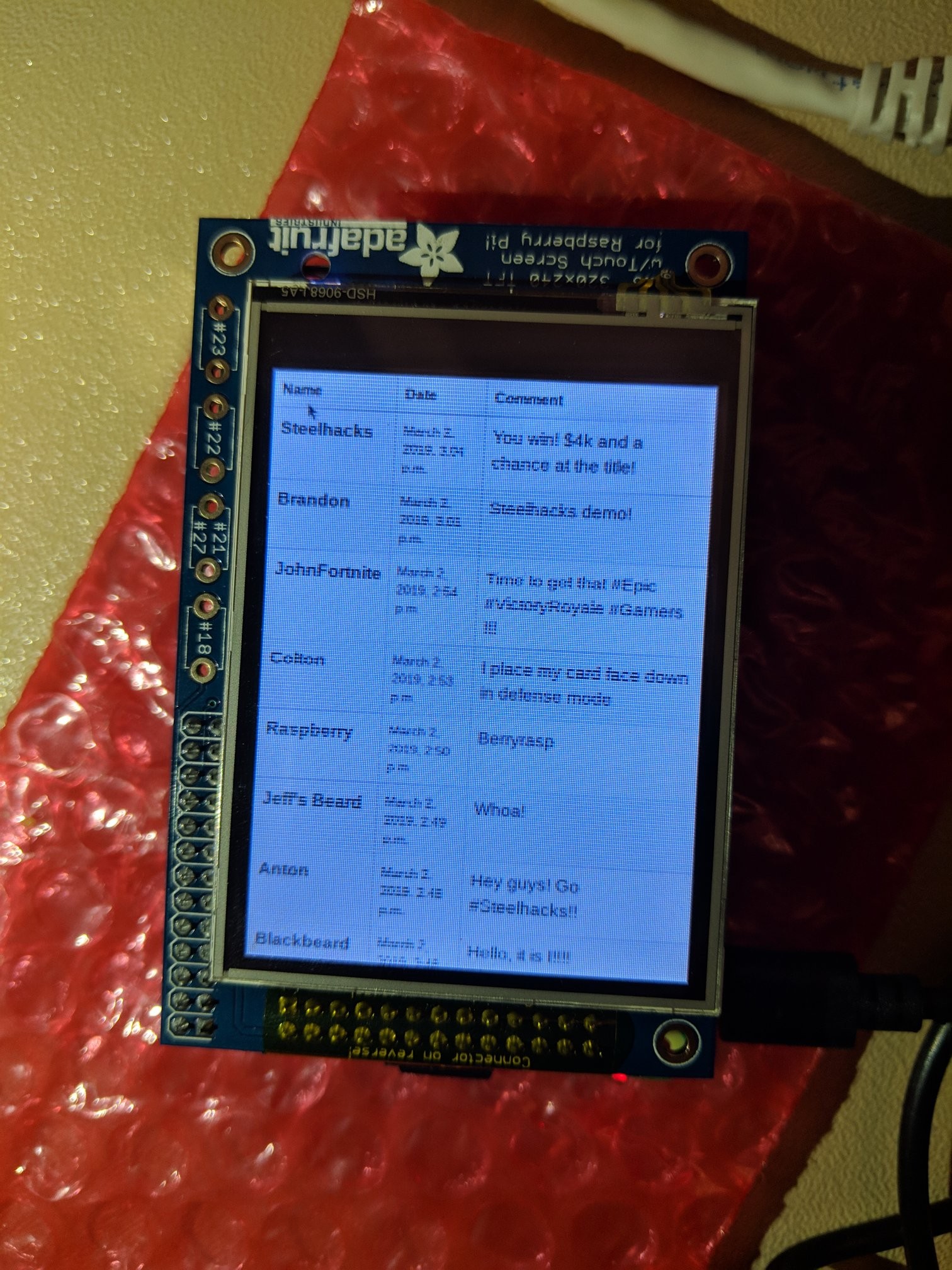 Berried Treasure Devpost