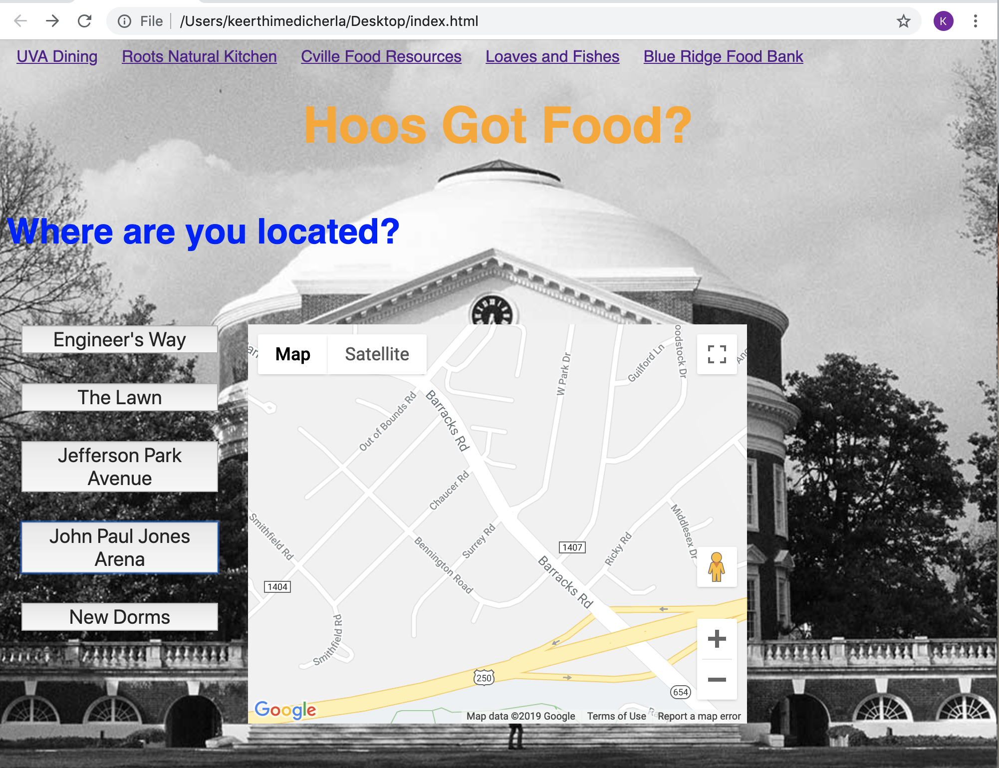Hoos Got Food | Devpost