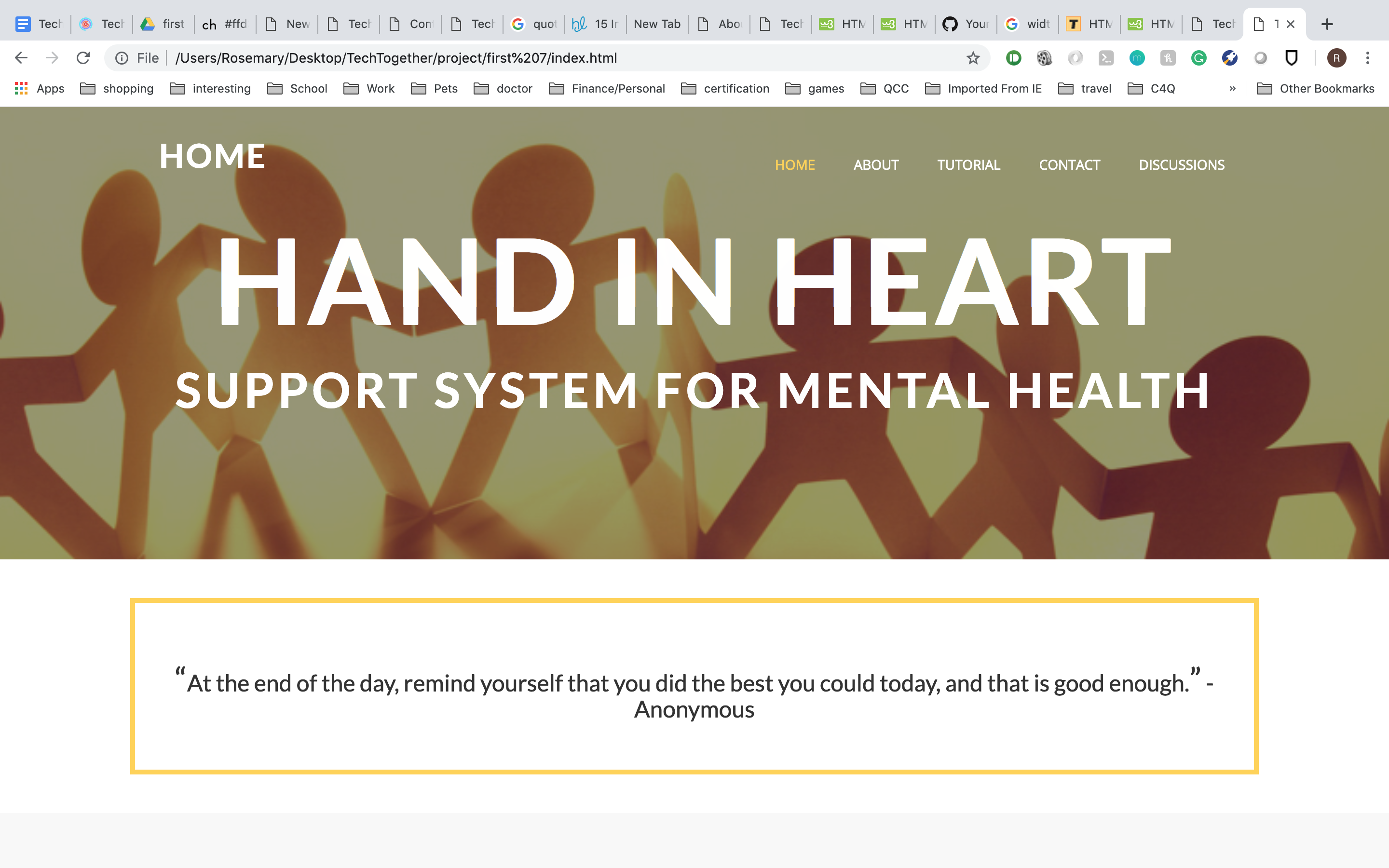 Hand in Heart | Devpost