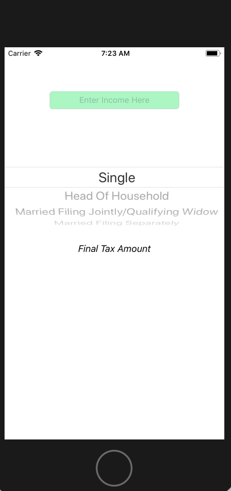 Federal Income Tax Calculator | Devpost