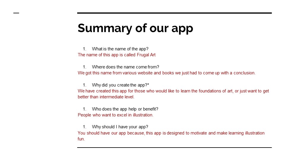 Frugal Art | Devpost