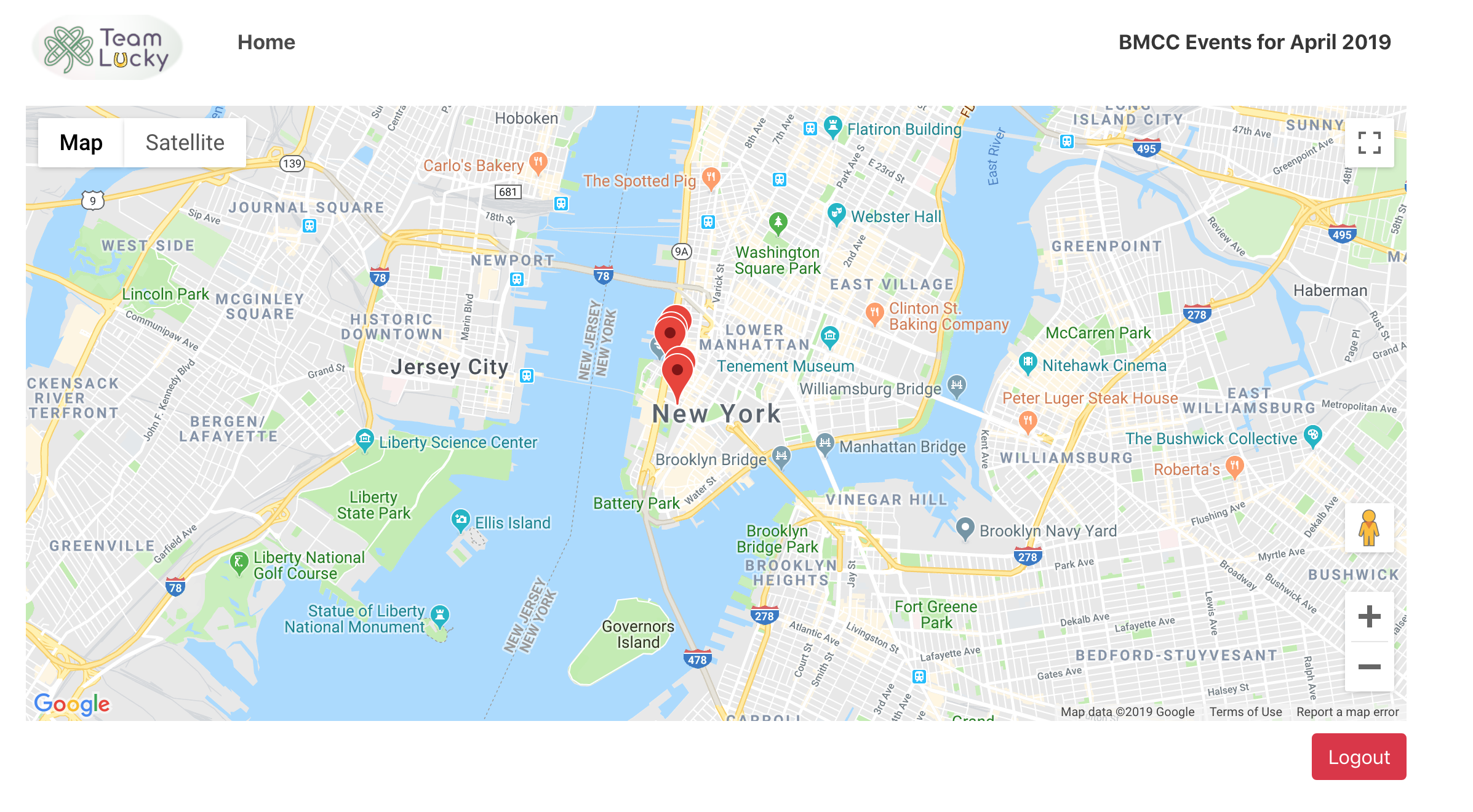 Team Lucky's Event Mapper | Devpost