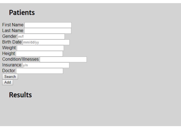 Epic Systems Patient Database | Devpost