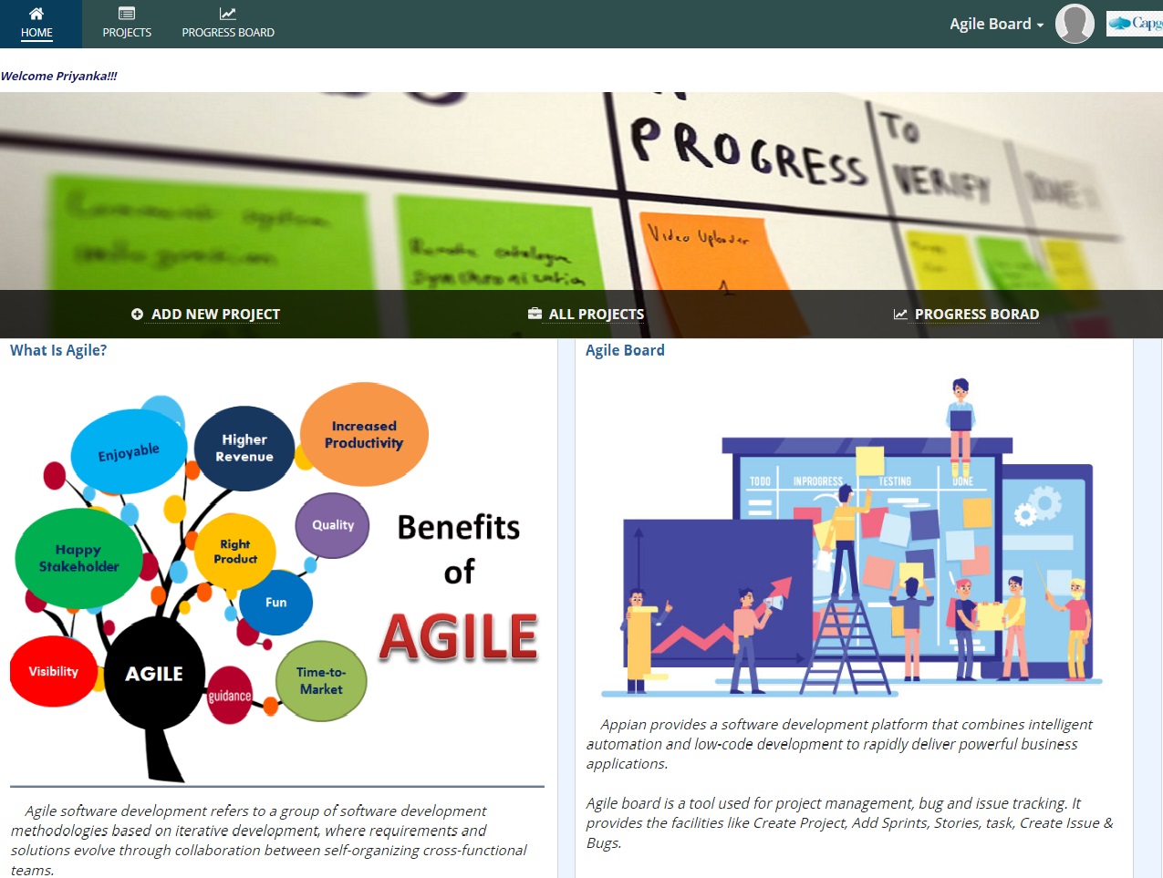 Agile Board | Devpost