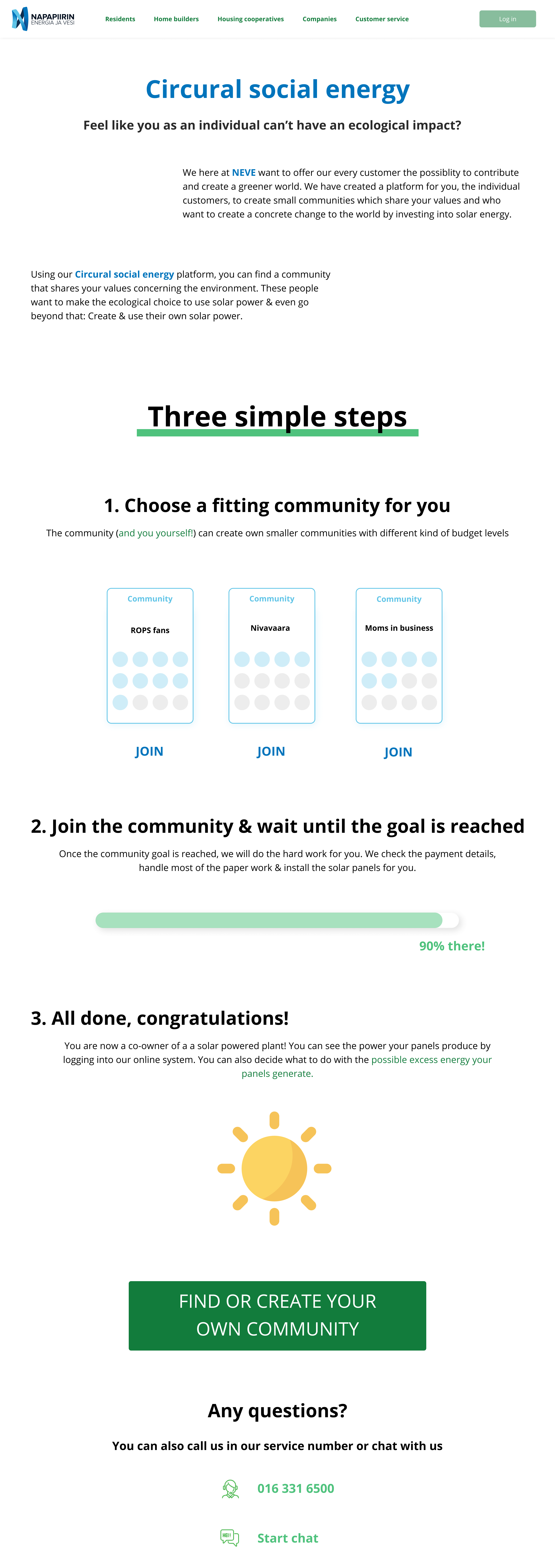 PIHLAJA (Neve - Circular social energy) | Devpost