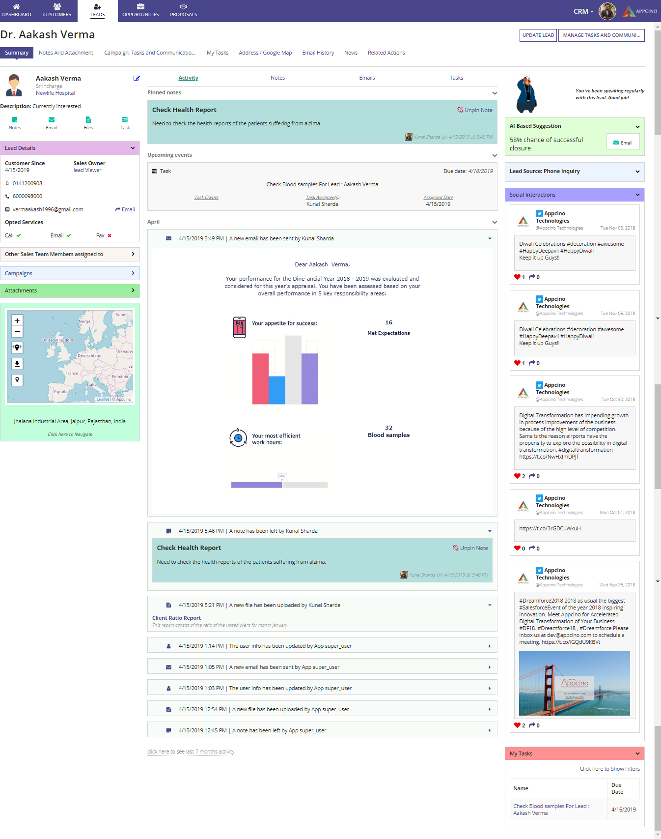 Appcino CRM : Sales | Devpost
