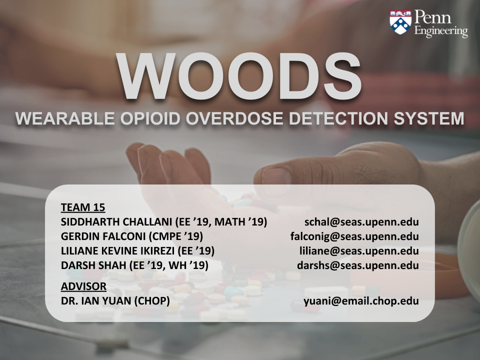 Wearable Opioid Overdose Detection System (WOODS) | Devpost