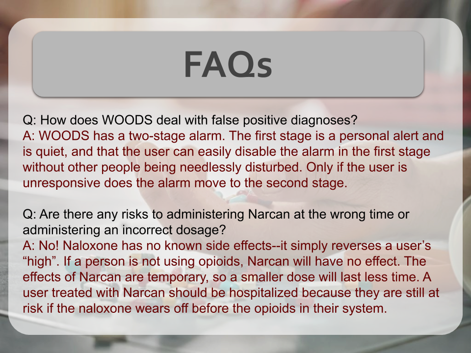Wearable Opioid Overdose Detection System (WOODS) | Devpost