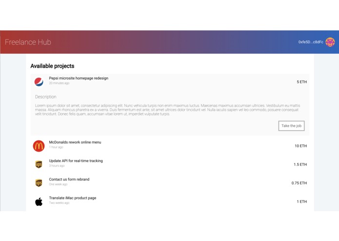 Freelance Hub | Devpost