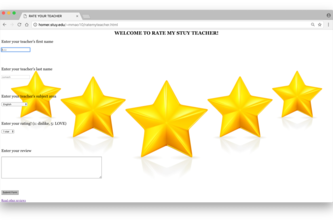 RATE MY TEACHER | Devpost