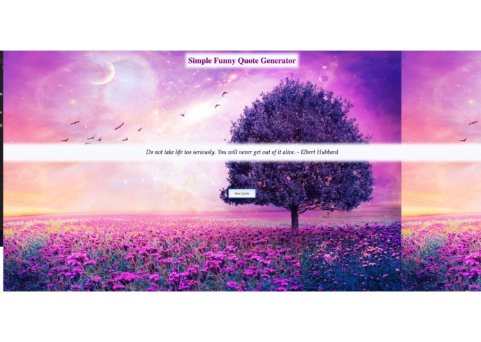 Funny Quote Generator | Devpost