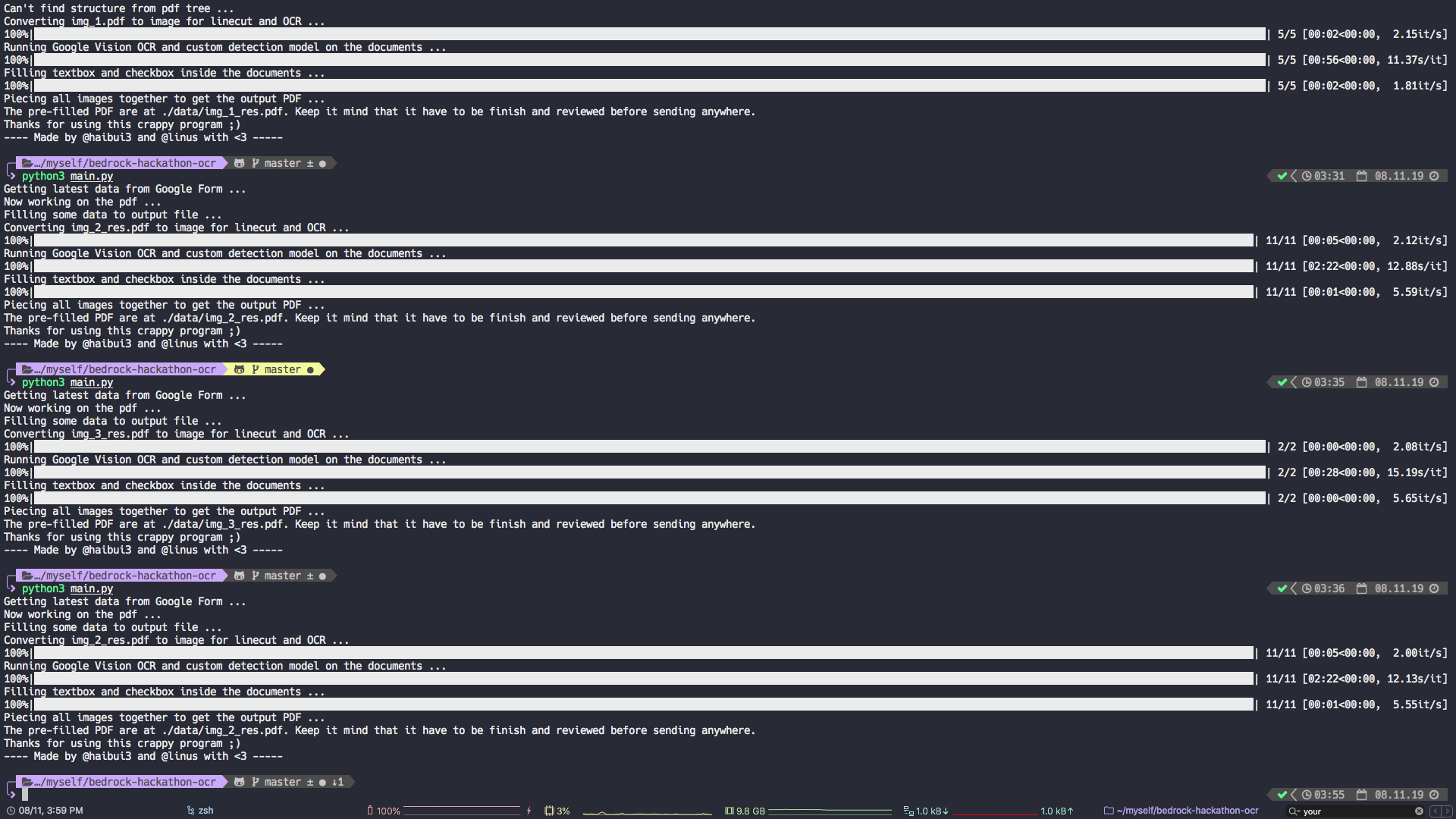 Crappy OCR Auto-Fill | Devpost