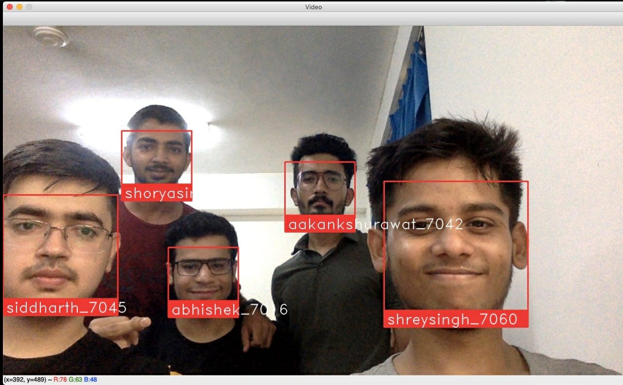 Automated Attendance System Using Open Computer Vision Devpost