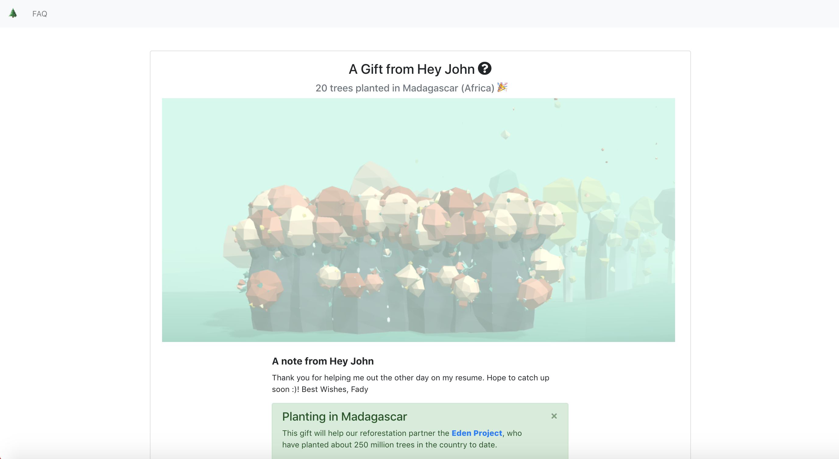 The Tree Project | Devpost