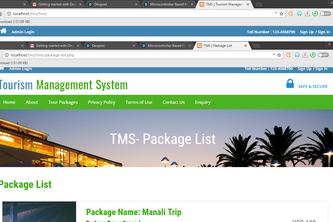 Tourism Management System | Devpost