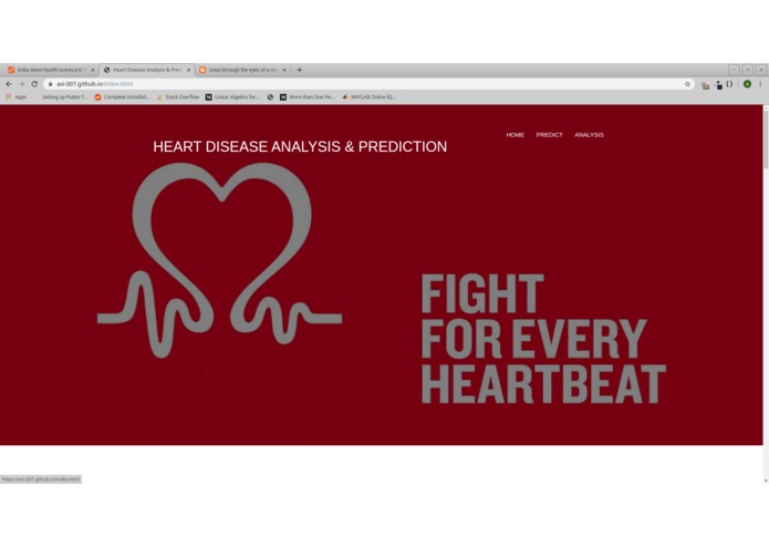 Heart Disease Analysis and Prediction | Devpost