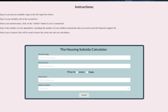 Affordable Housing Subsidy | Devpost
